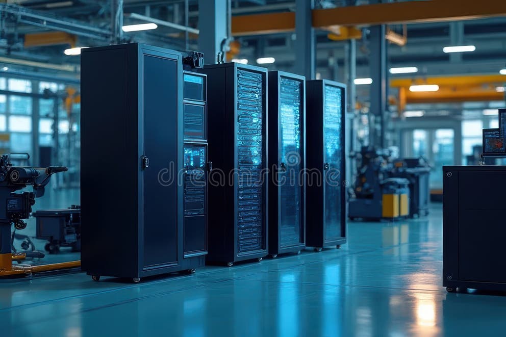 Smart Factory Automation and Industrial Server Integration Stock ...