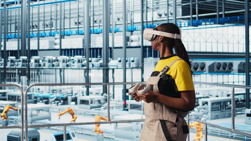 Smart Factory Engineer Implements Automated Workflows Using VR Headset ...