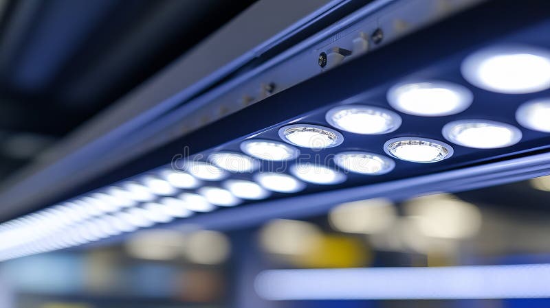 Smart Factory LED Lighting System with Sensor Control for Enhanced ...