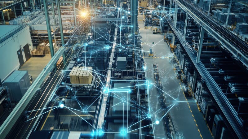 Smart Factory, Network Connecting Manufacturing Processes and Logistics ...