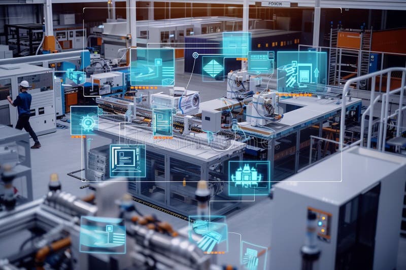 A Smart Factory Presents a Seamless Integration of Connected Machines ...