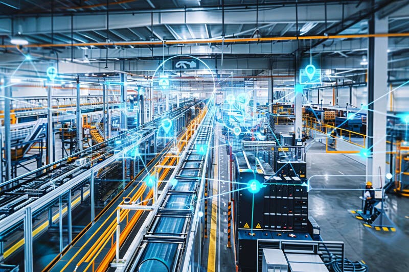 A Smart Factory Presents a Seamless Integration of Connected Machines ...