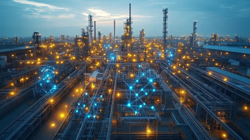 Smart Factory Showcasing Advanced Wireless CCTV Camera Technology ...