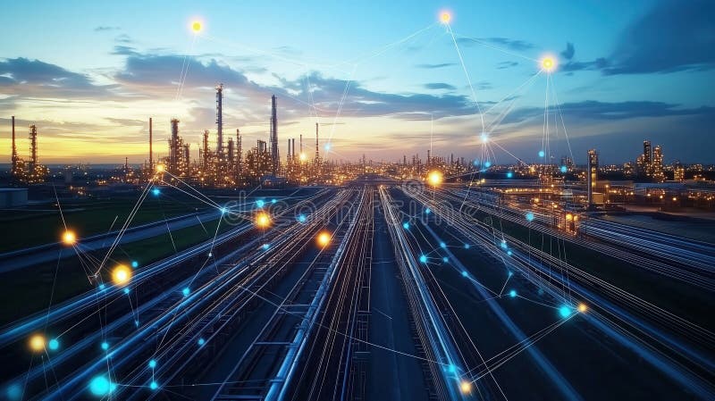 Smart Factory and Wireless Communication Network Connecting Industrial ...