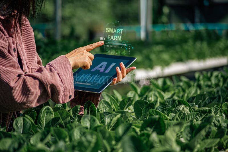 Smart Farm Comes in To Help with Modern Agriculture. Automatic, Precise ...