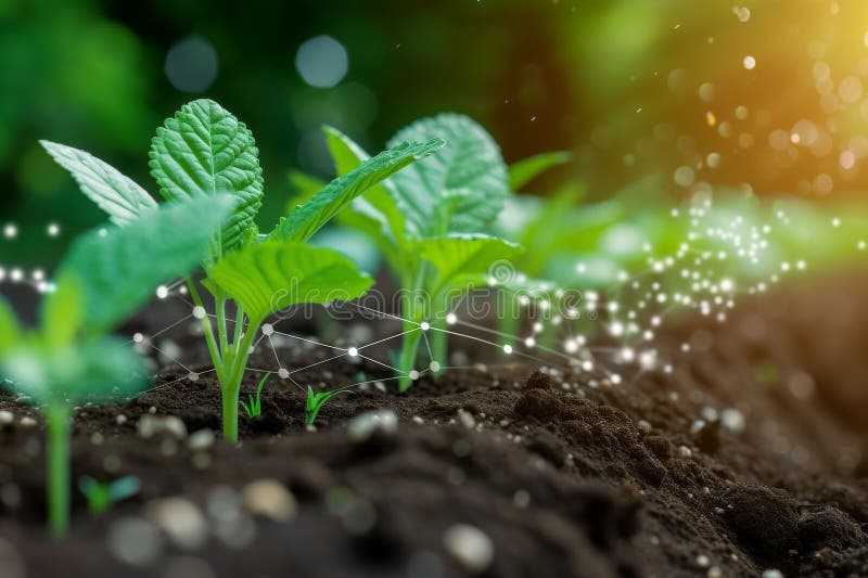 Smart Farm Concept, Agricultural Automation Control, Using Data To ...