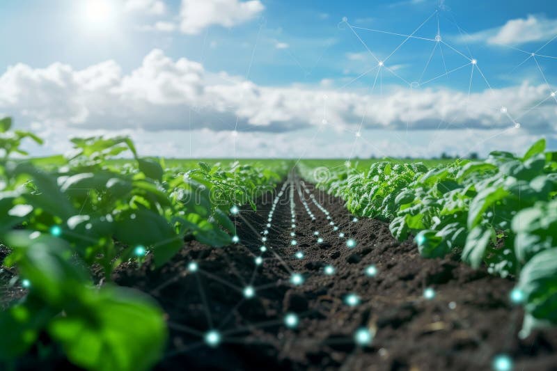 Smart Farm Concept, Agricultural Automation Control, Using Data To ...