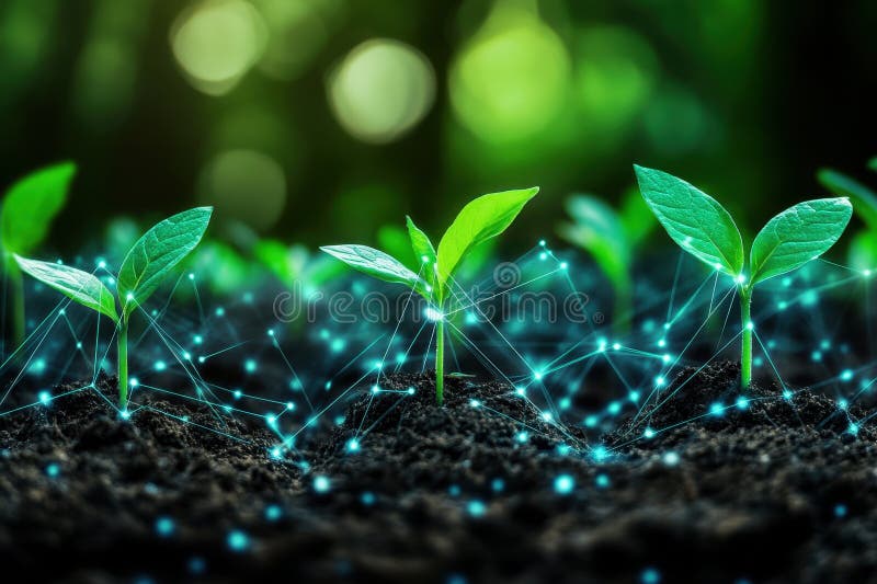 Smart Farm Concept, Agricultural Automation Control, Using Data To ...