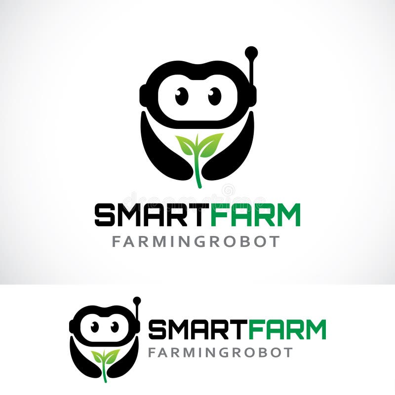 Smart Farm Logo Design Template Stock Vector - Illustration of concept ...