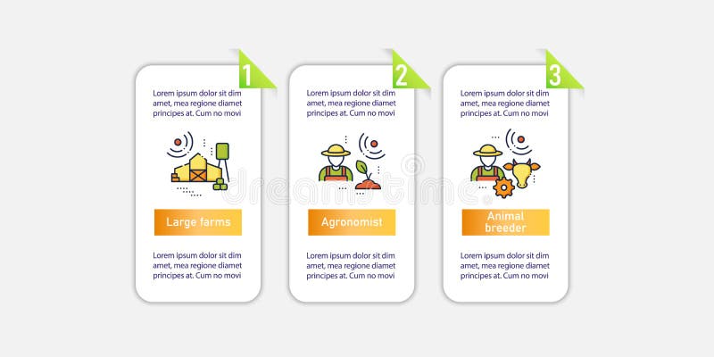 Smart Farm Vector Infographics Stock Vector - Illustration of smart ...