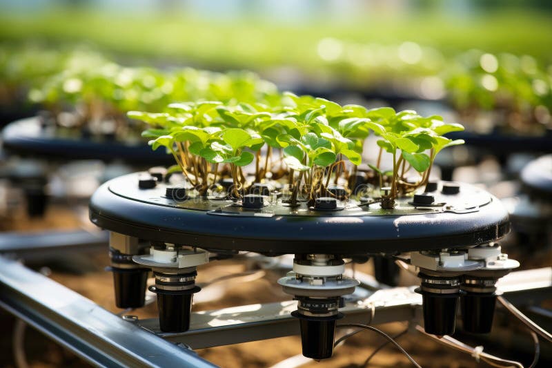 Smart Farming Solutions: 5G Transforming Agriculture Stock Illustration ...