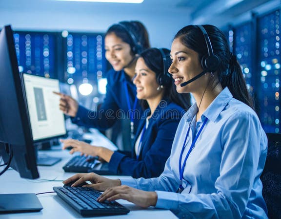 Smart Female it Programer Working on Desktop Computer Software Development Code Writing Website ...