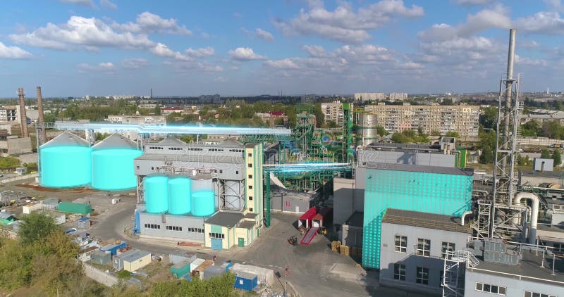 Smart Food Processing Plant. Food Processing Plant Concept. Food ...