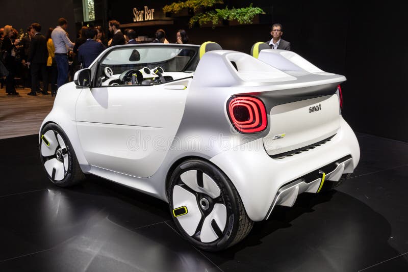 Smart Forease All Electric Compact Car Editorial Stock Image - Image of ...