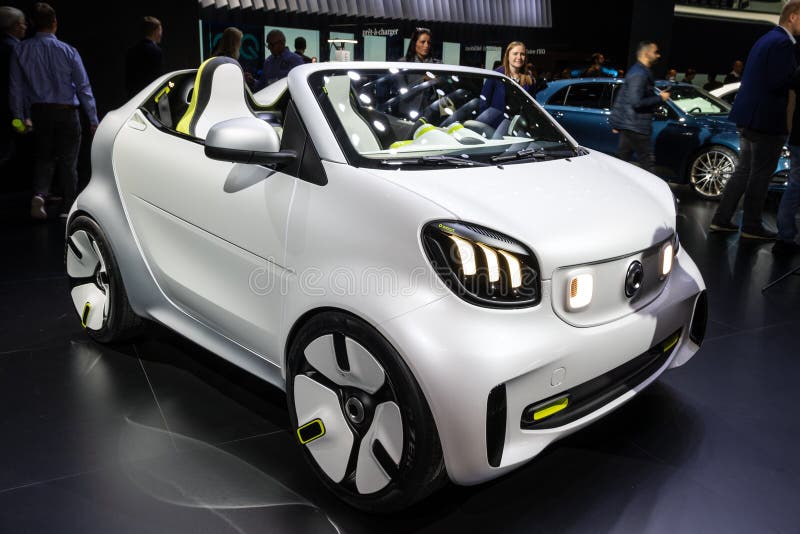 Smart Forease All Electric Compact Car Editorial Stock Photo - Image of ...