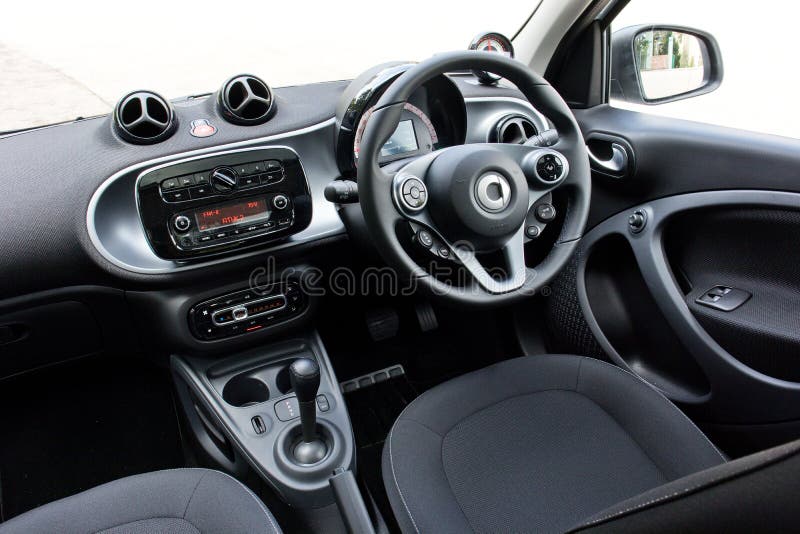 Smart forfour EV Interior editorial photo. Image of auto - 144523026