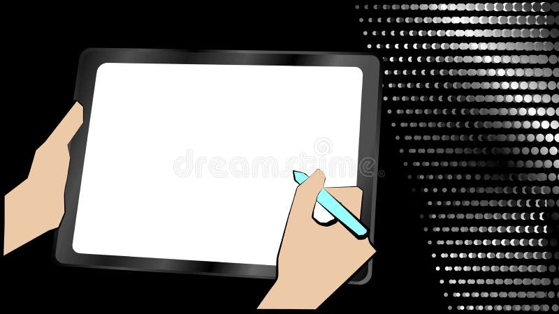 Smart Gadget Mockup Background Illustration Stock Vector - Illustration ...