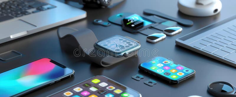 Smart Gadget. Simplifying Everyday Tasks and Adding Convenience Concept ...