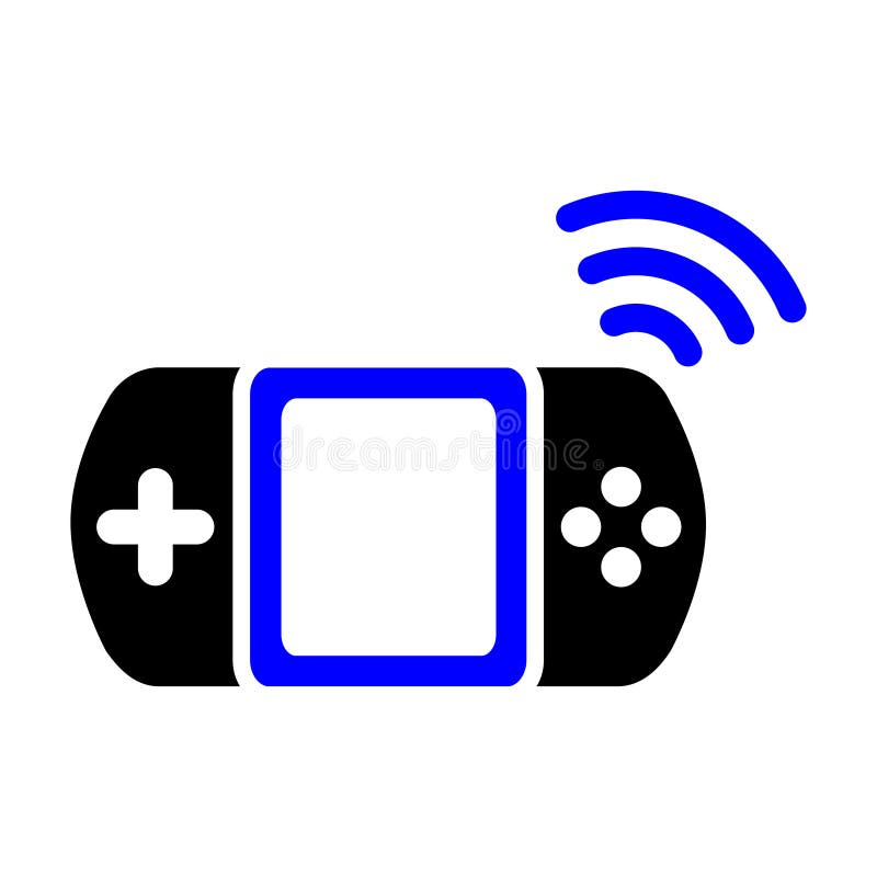 Smart Gamepad Icon stock vector. Illustration of meticulously - 265071393