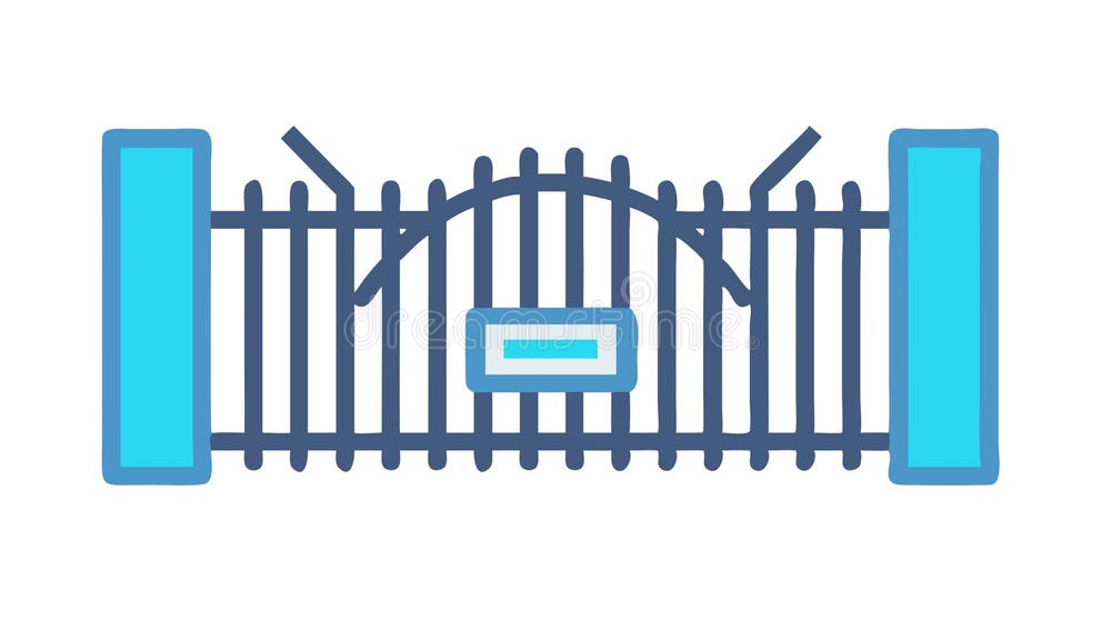 Automated Smart Gate System Stock Illustrations – 173 Automated Smart ...