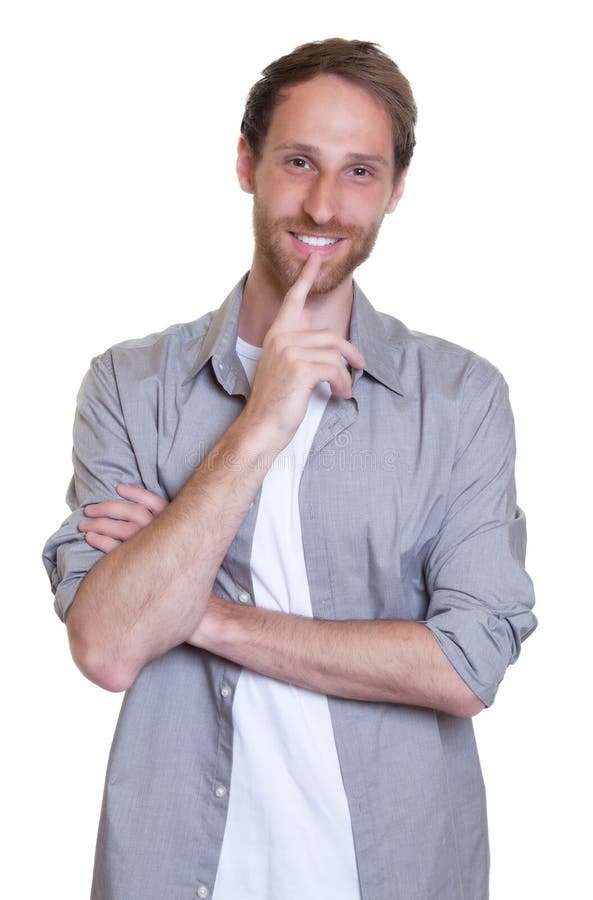 Handsome German Guy with Crossed Arms Stock Photo - Image of cheerful ...