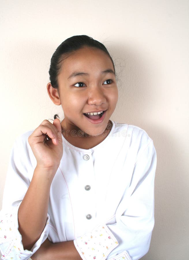 Smart girl stock photo. Image of think, beauty, imagine - 31589602