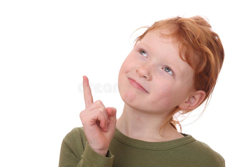 Smart girl stock photo. Image of hand, beautiful, idea - 23425288