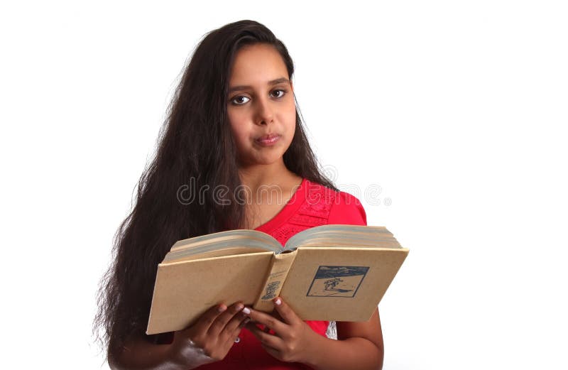 Smart girl stock photo. Image of student, school, read - 5675456
