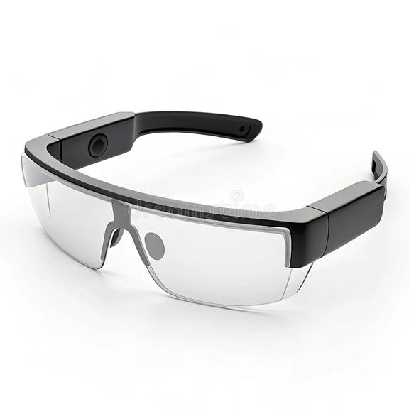 Smart Glasses with Augmented Reality for Navigation Stock Illustration ...