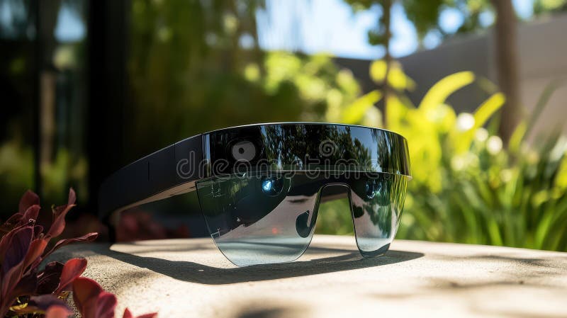 Smart Glasses Displaying Augmented Reality Features in an Outdoor ...