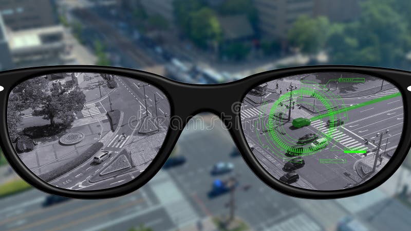 Smart Glasses, HUD, the Glasses of the Future in a Virtual Reality ...