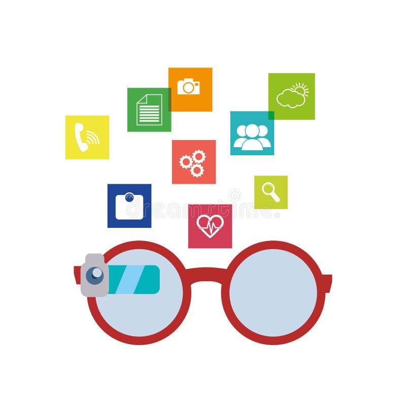 Glasses Applications Stock Illustrations – 827 Glasses Applications ...