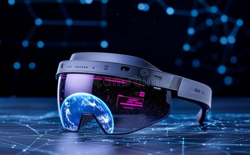 Smart Glasses, VR Virtual Reality, and AR Augmented Reality Technology ...