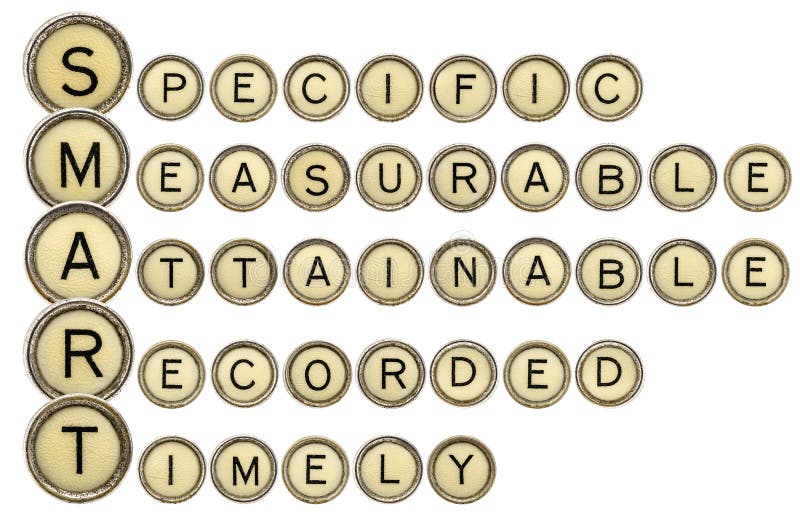 SMART goal setting stock photo. Image of goal, determination - 49473720