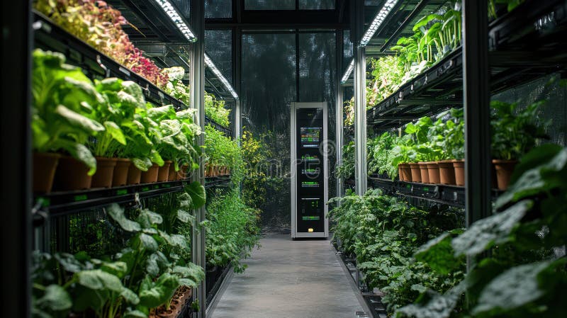 A Smart Greenhouse with Fully Automated Climate Control, Showcasing ...