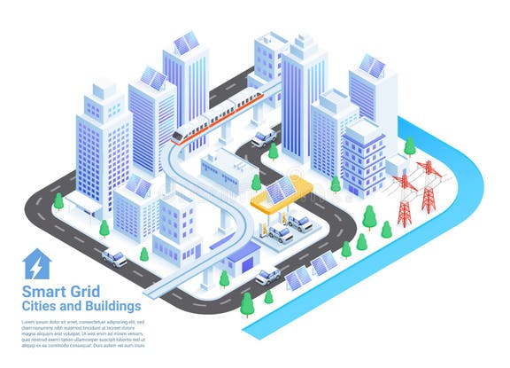 Isometric Power Grid Stock Illustrations – 1,435 Isometric Power Grid ...
