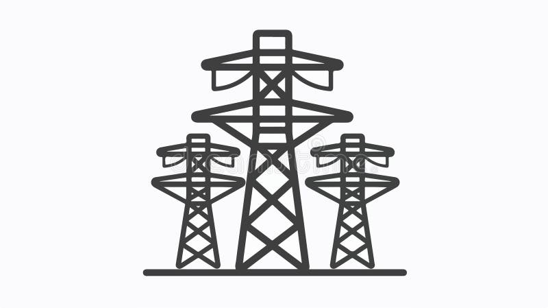 Smart Grid Energy Icon for Sustainable Technology Solutions Stock ...