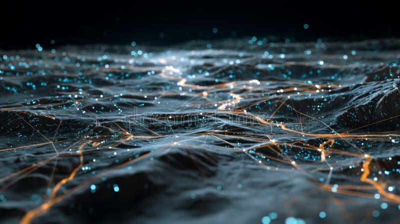 Telecommunication and Internet Network Connect in Smart City Stock ...