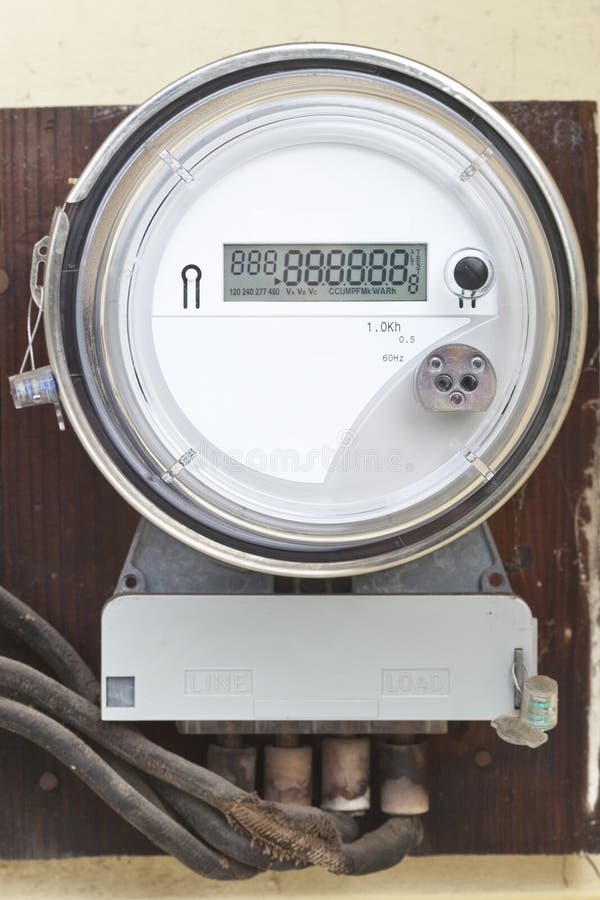 Digital Power Meter stock photo. Image of electric, electrical - 8293158