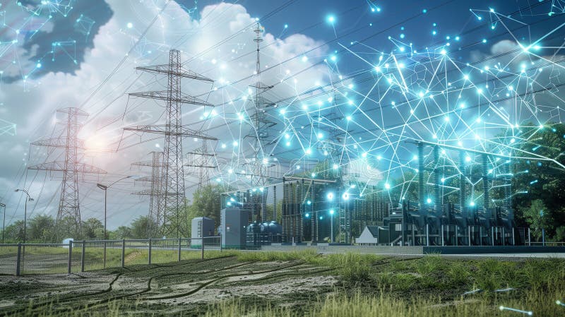 Advanced Electricity Supply Networks Stock Illustrations – 12 Advanced ...