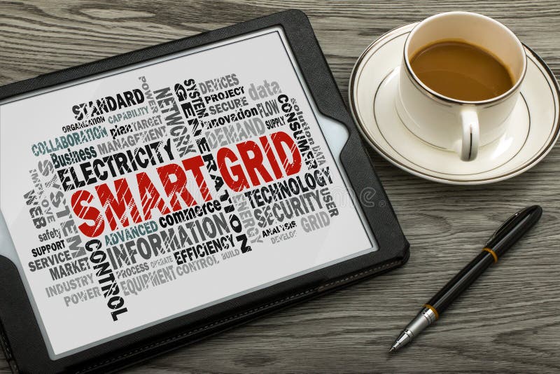 Smart grid word cloud stock photo. Image of standard - 52344448