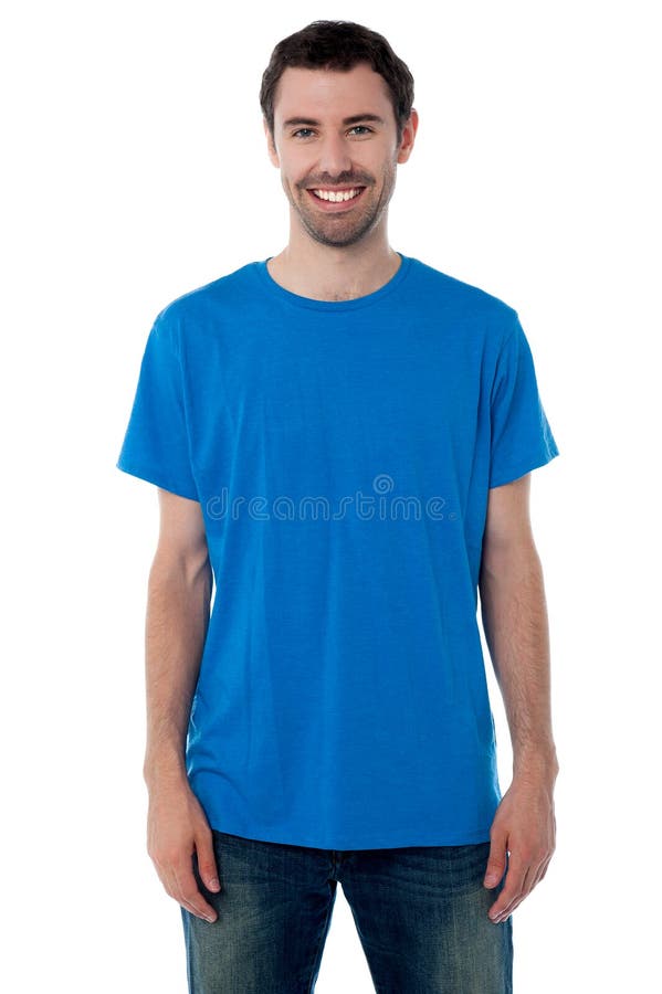 Smart guy posing casually stock photo. Image of modern - 35077776