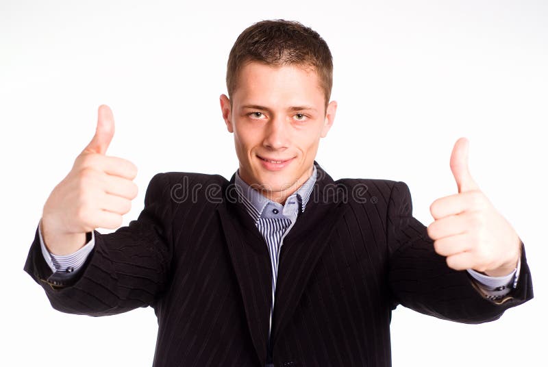 Smart guy in suit stock photo. Image of modern, smile - 19957500