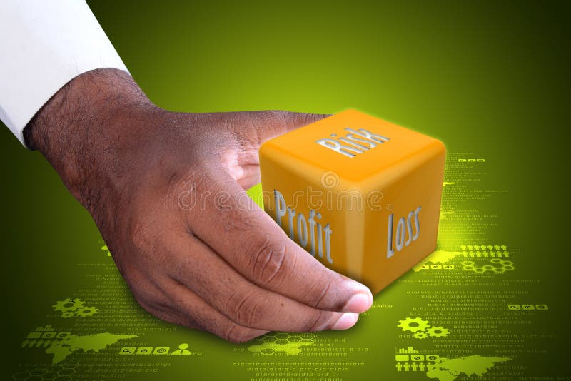 Smart Hand Showing Business Concept Stock Illustration - Illustration ...