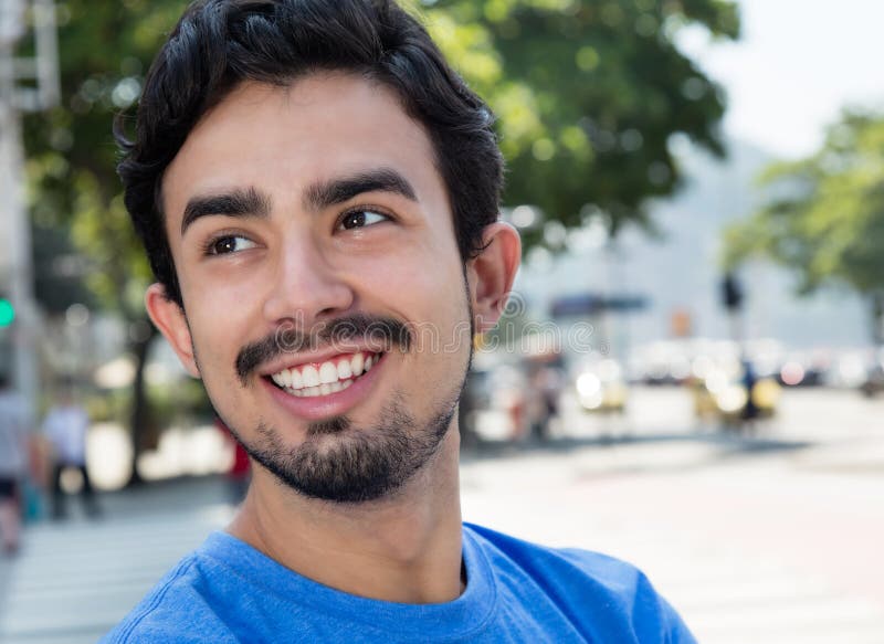 Smart Hispanic Guy in the City Stock Image - Image of argentinian ...