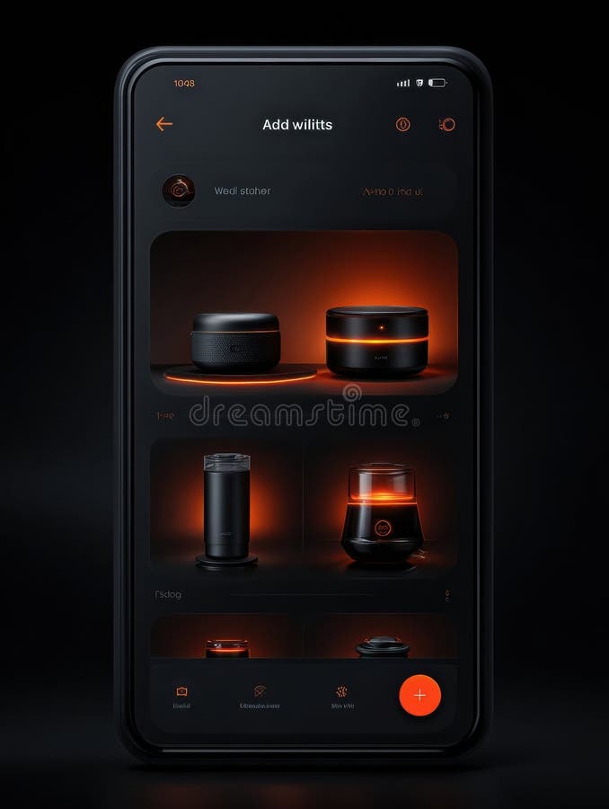 Smart Home App Displaying Controlled Lighting Devices with a Cozy ...