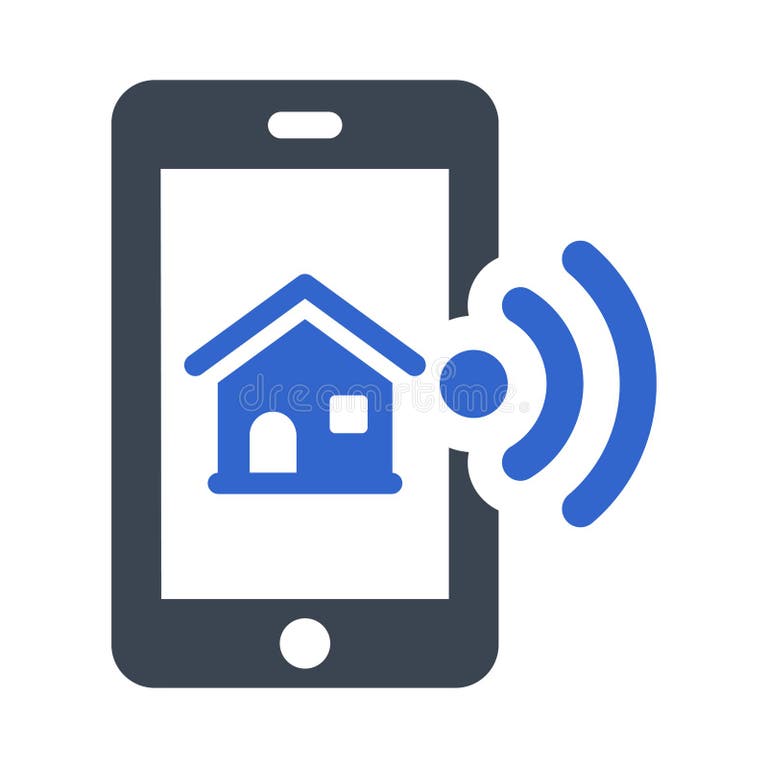 Smart home app icon stock vector. Illustration of mobile - 277374000