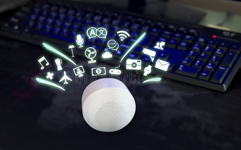 Smart Home Assistant Device, Virtual Assistant , Artificial ...