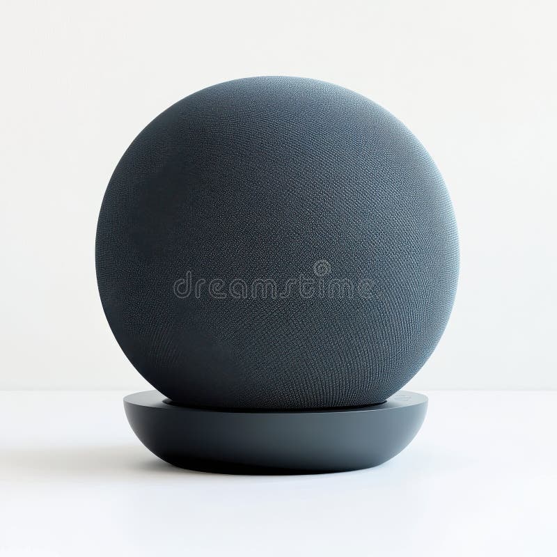 Smart Home Assistant Isolated on White Background Stock Illustration ...