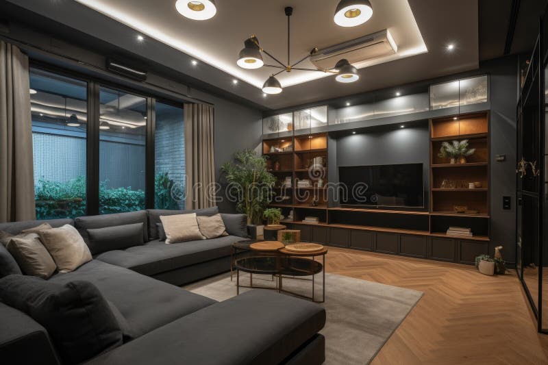 Smart Home with Automated Lighting, Heating and Cooling Systems for a ...